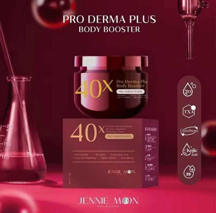 JENNIE MOON 40X Pro Derma Plus Body Booster 40x Active Ingredients Whi ...